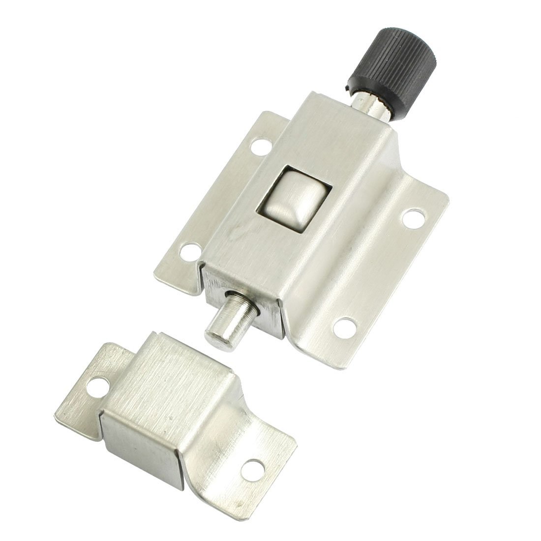 3NH® Stainless Steel Press Button Spring Loaded Automatic Door Bolt 2.3 ...