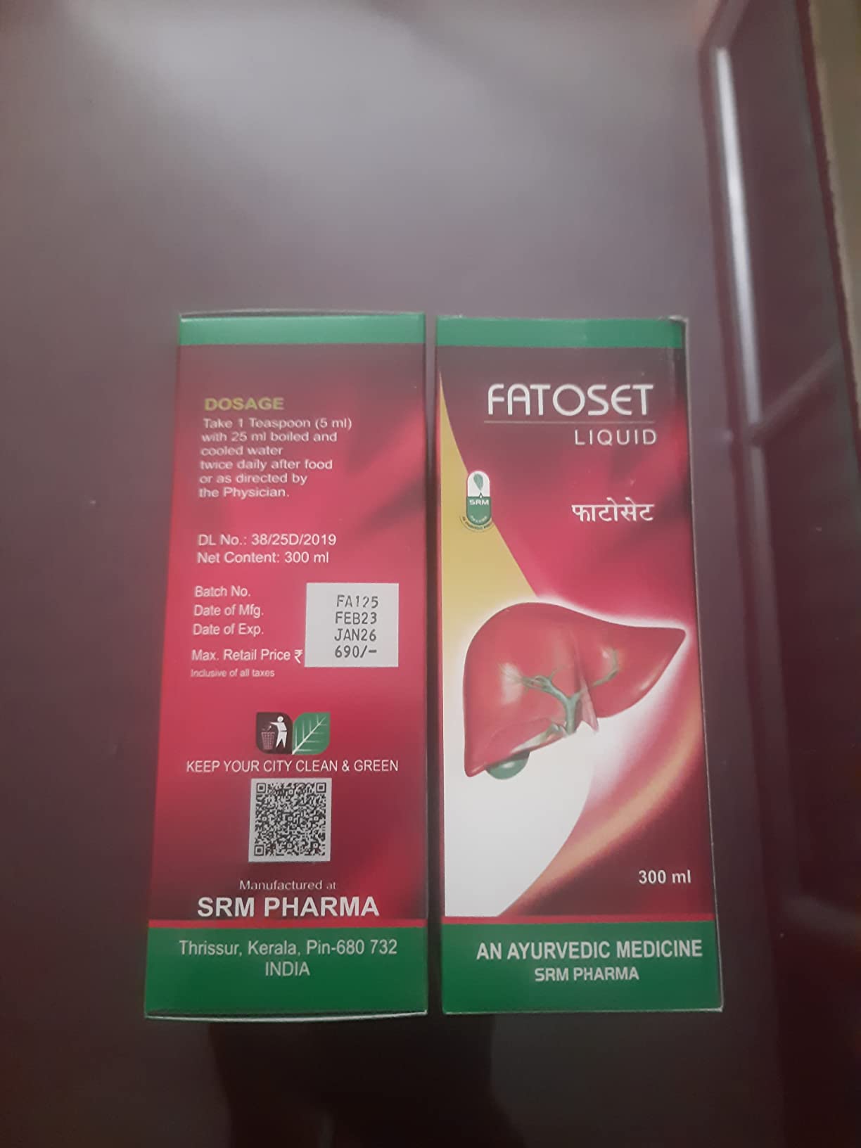 Buy SRM Pharma FATOSET Syrup 300ML Online at Low Prices in India ...