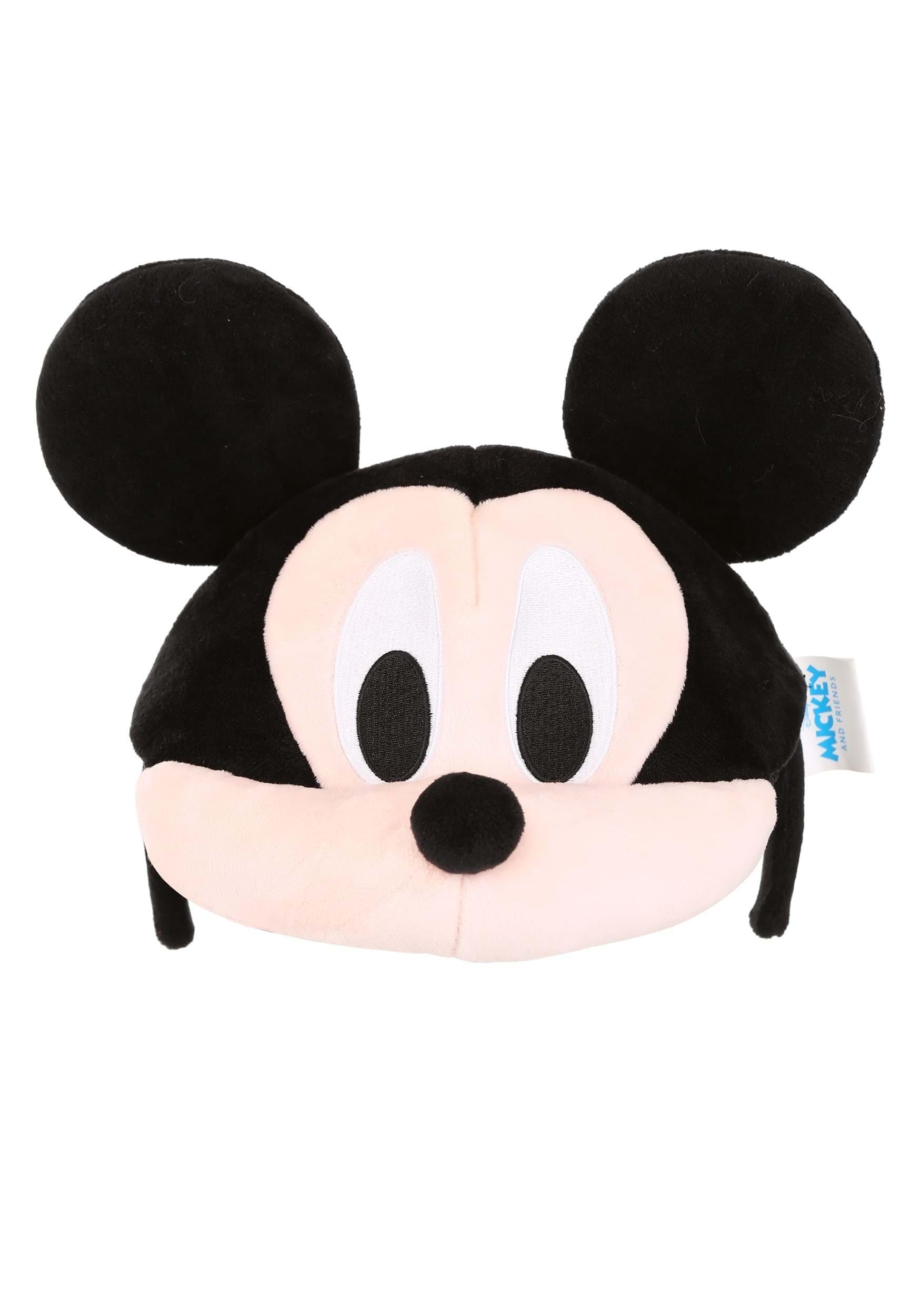 Amazon.com: Disney Mickey Mouse Face Headband - Velour Headband with ...