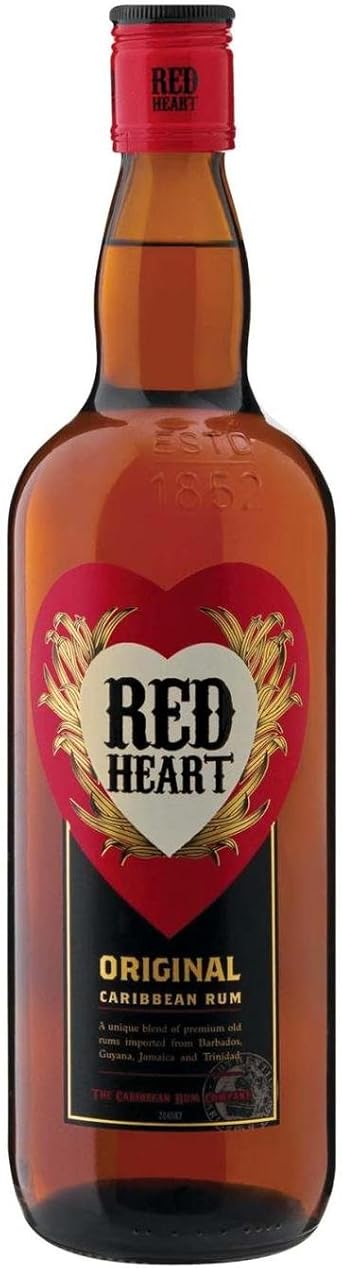 Red Heart Rum 750 ml Bottle : Amazon.co.uk: Grocery
