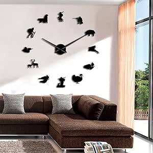 Hunting DIY Giant Wall Clocks Animal Hunters Exclusive Big Time Clock ...