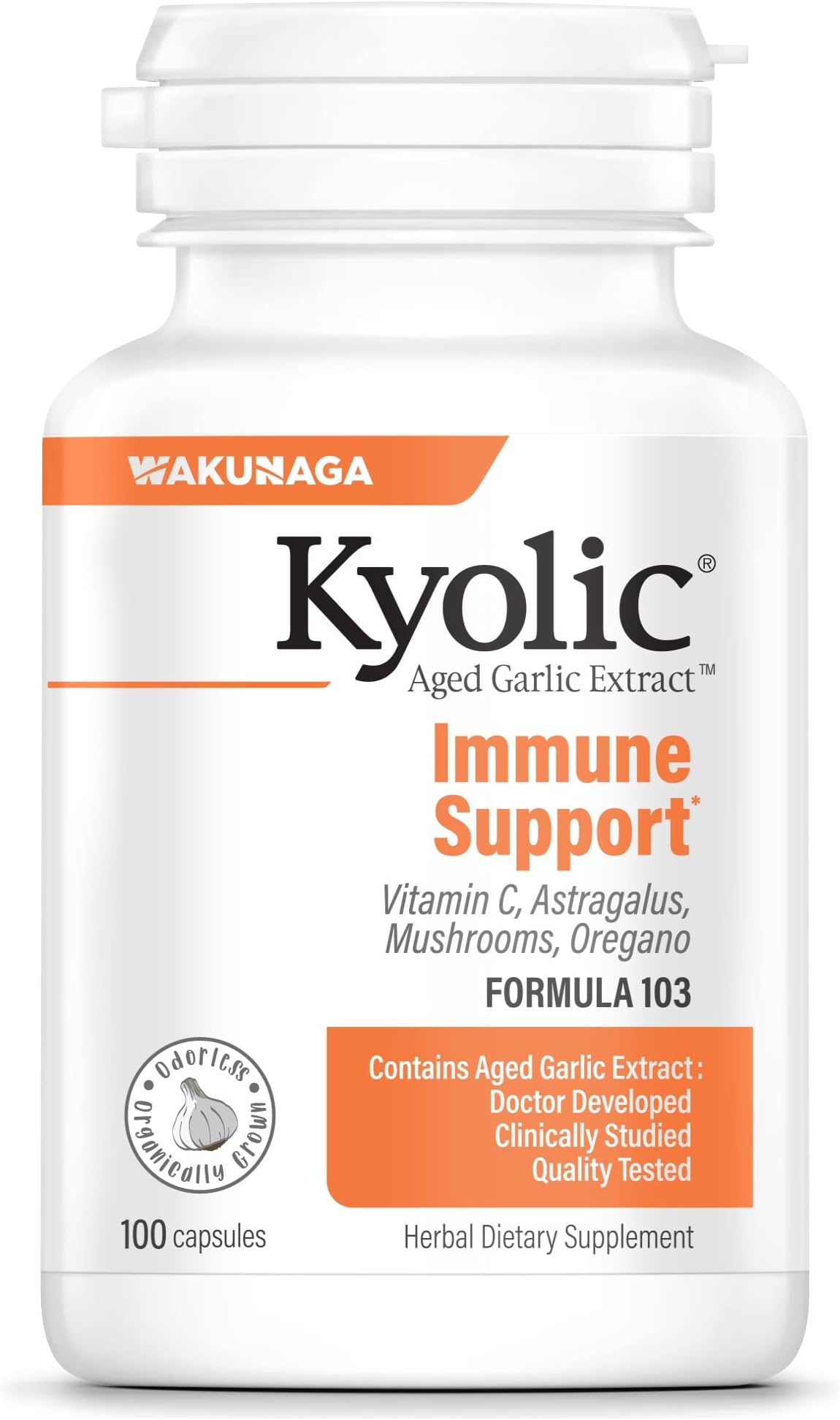 Amazon.com: Kyolic Aged Garlic Extract Formula 104 Cholesterol Health ...