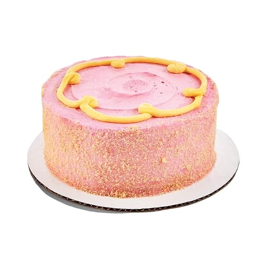 Amazon.com: RUBICON BAKERY Meyer Lemon Raspberry Cake 6in, 22 OZ ...