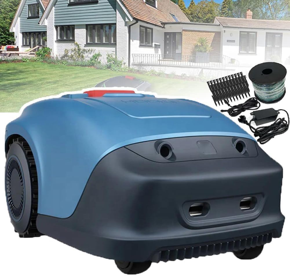 HLGKBY Wireless Robotic Lawn Mower, Fully Automatic Lawn Robot, APP ...
