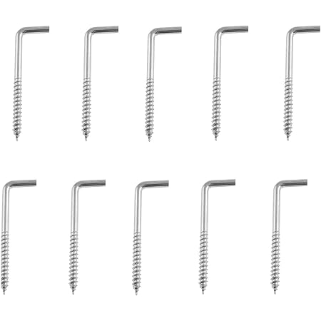 Amazon.com: DTTRA 10PCS 70X22mm Silver Carbon Steel Metal Right Angle ...