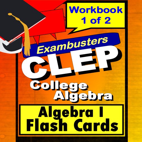 Amazon.com: CLEP College Algebra 1 Review Test Prep Flashcards----CLEP ...