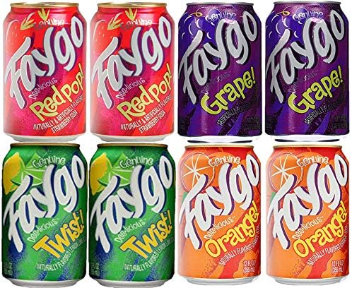 Amazon.com : Faygo Firework 8 pack 12 oz cans soda pop soft drink ...