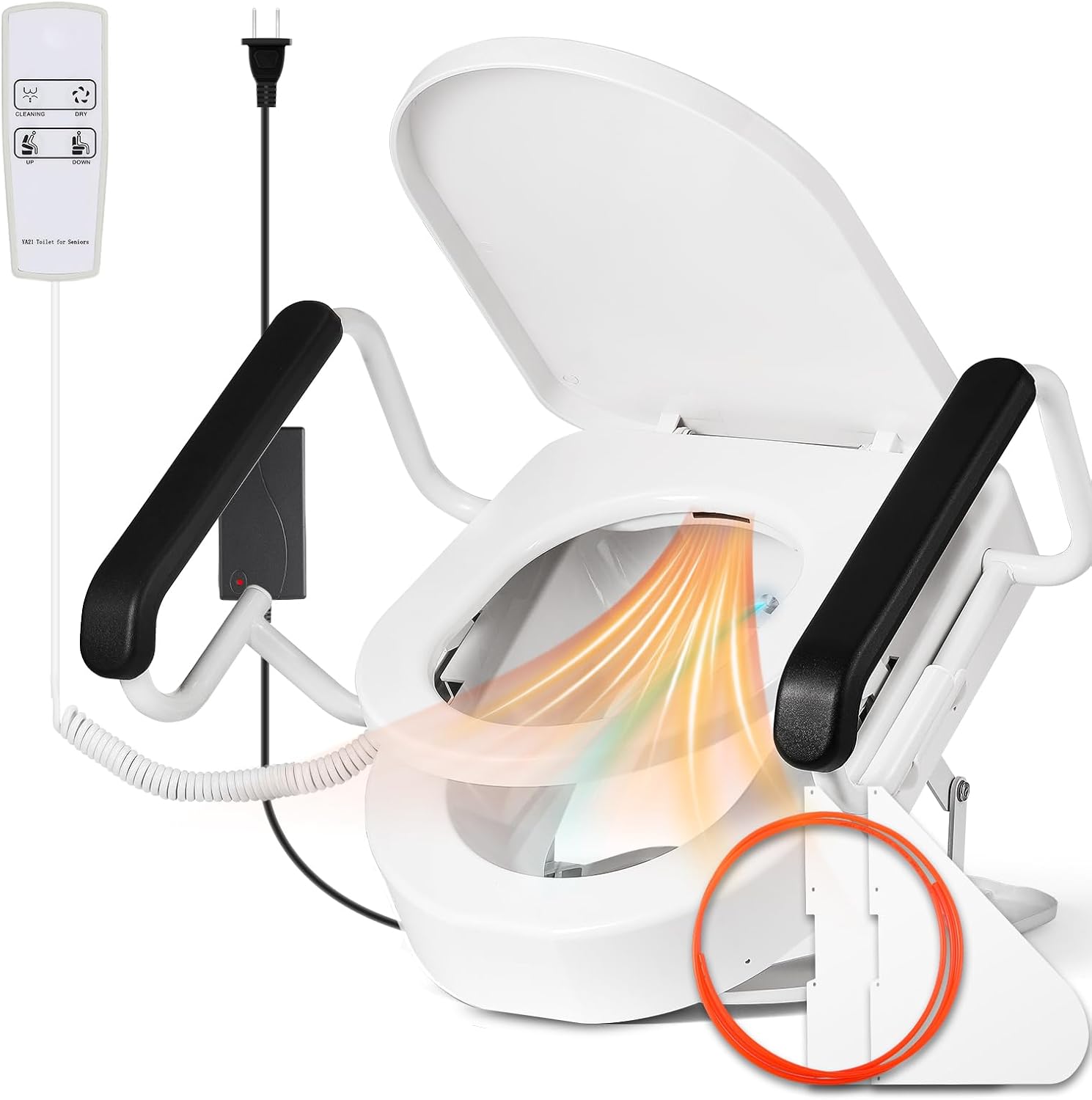 Amazon.com: Spolehli Electric Raised Toilet Seat Lift for Elderly ...
