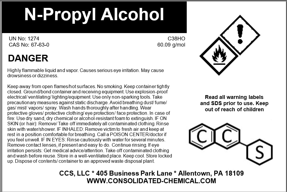 N Propyl Alcohol