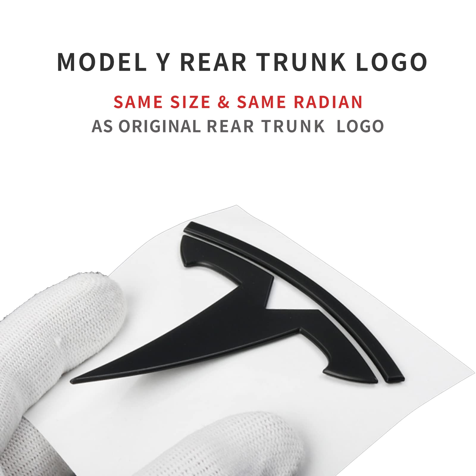 Snapklik.com : Powlamks 3D Metal Emblem Sticker For Model Y, 2Pcs ...