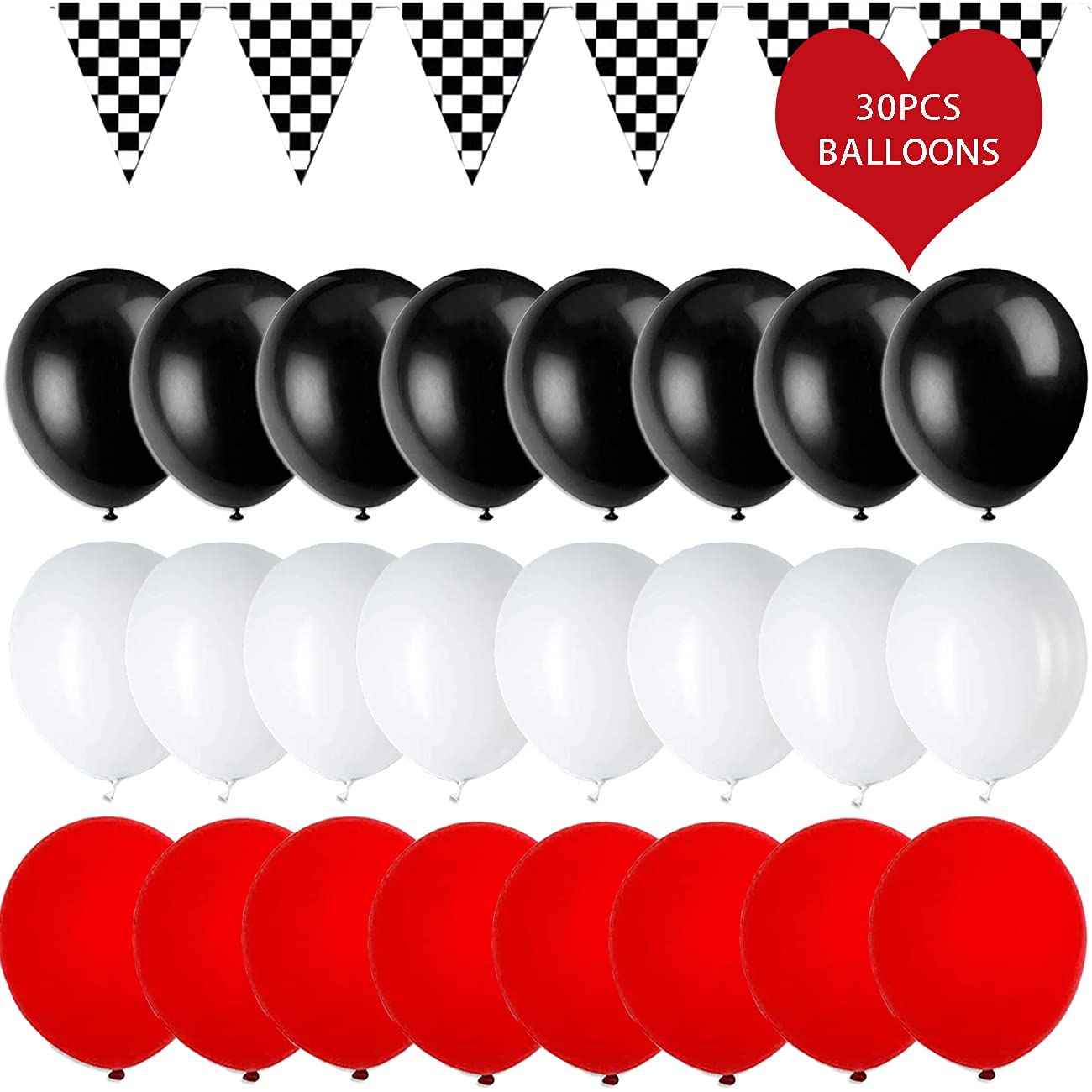 Buy 51 Pack Race Car Birthday Party Supplies Set with Race Car Signs ...