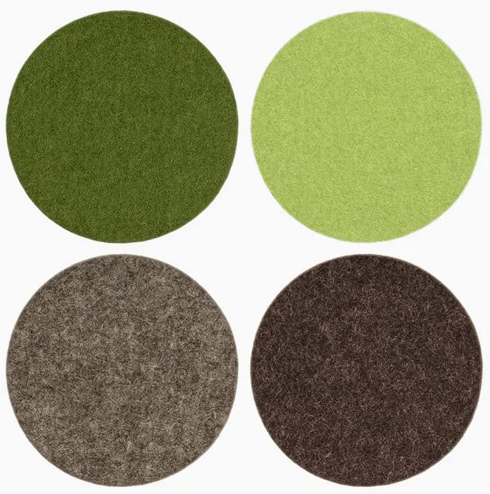 Amazon.com: Graf Lantz Coaster Round 4 Pack - Forest - Loden Green ...