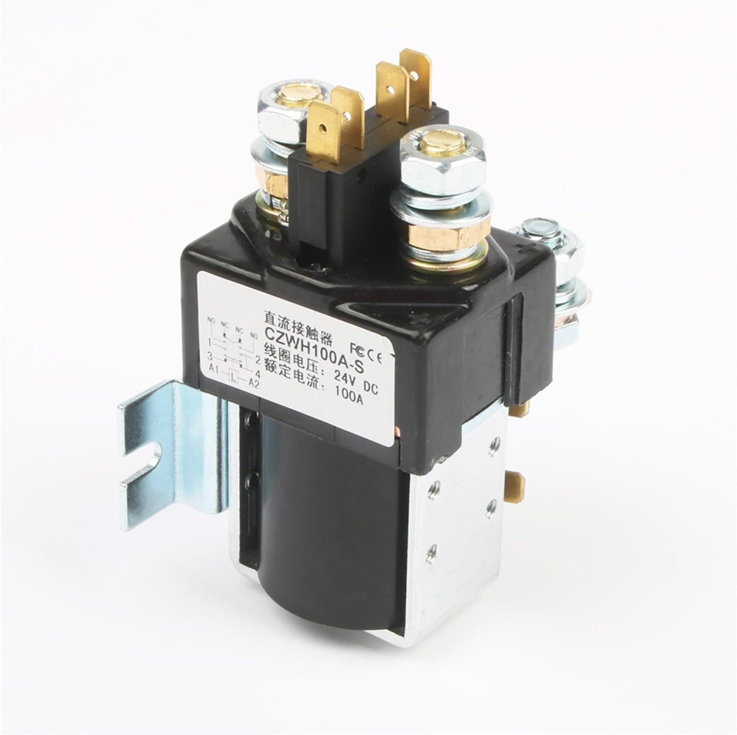 Amazon.com: BAISULI DC Contactor Solenoid SW84-S NO+NC 12V 24V 36V 48V ...