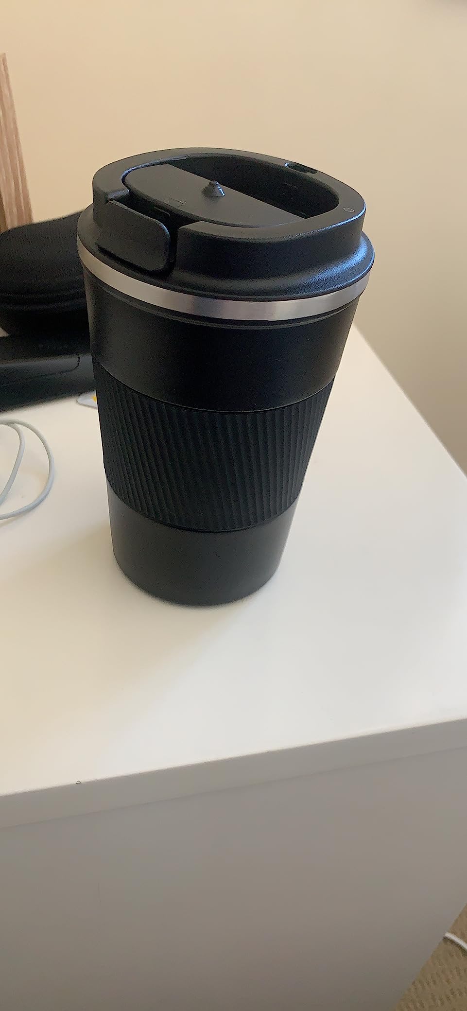 Travel Coffee Mug Spill Proof 12oz, Insulated Coffee Mug, Coffee ...