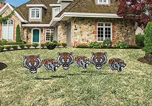 Amazon.com : VictoryStore Yard Signs, Tiger Mascot Yard Decoration ...