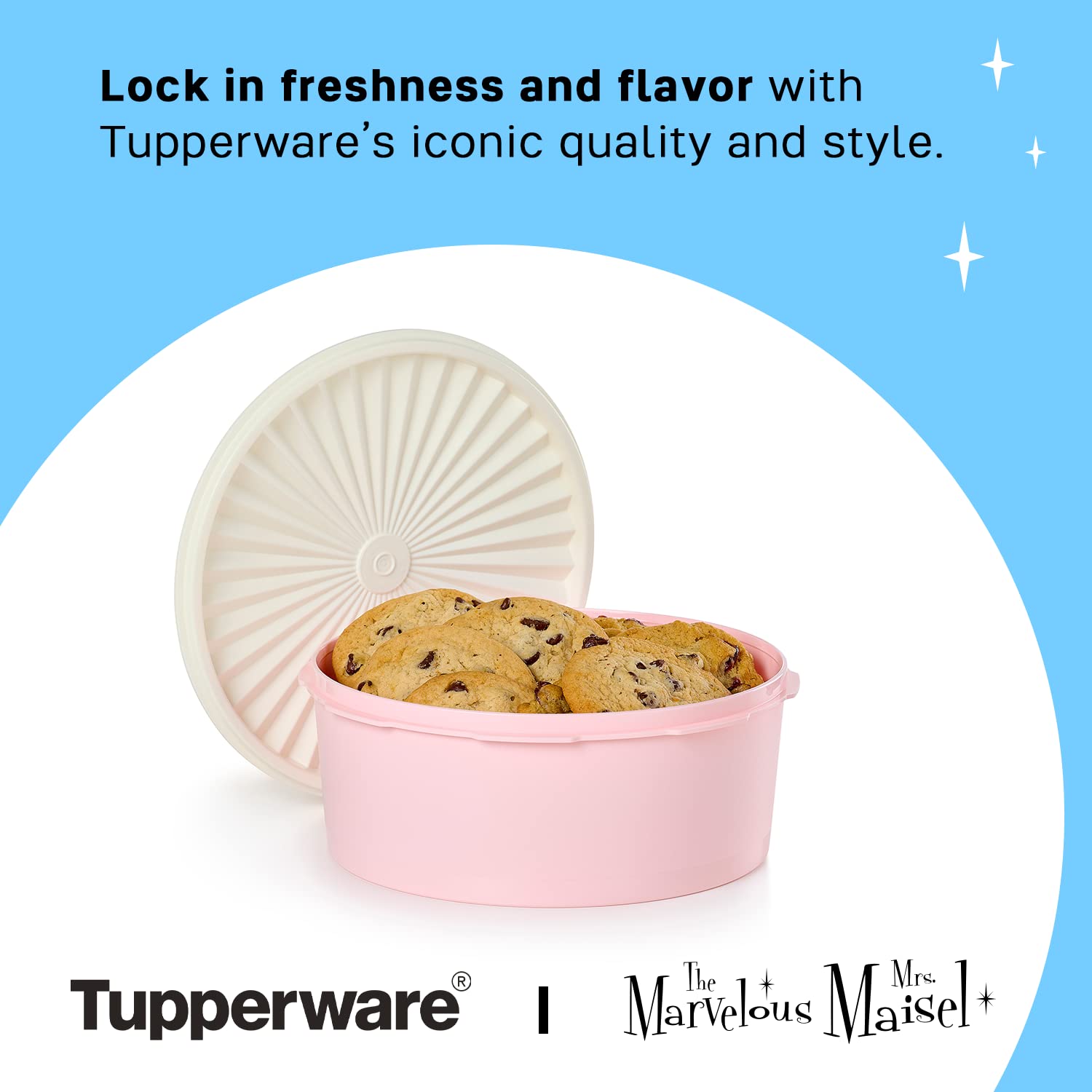 Snapklik.com : Tupperware Heritage Collection 7.6 Cup Cookie Canister ...