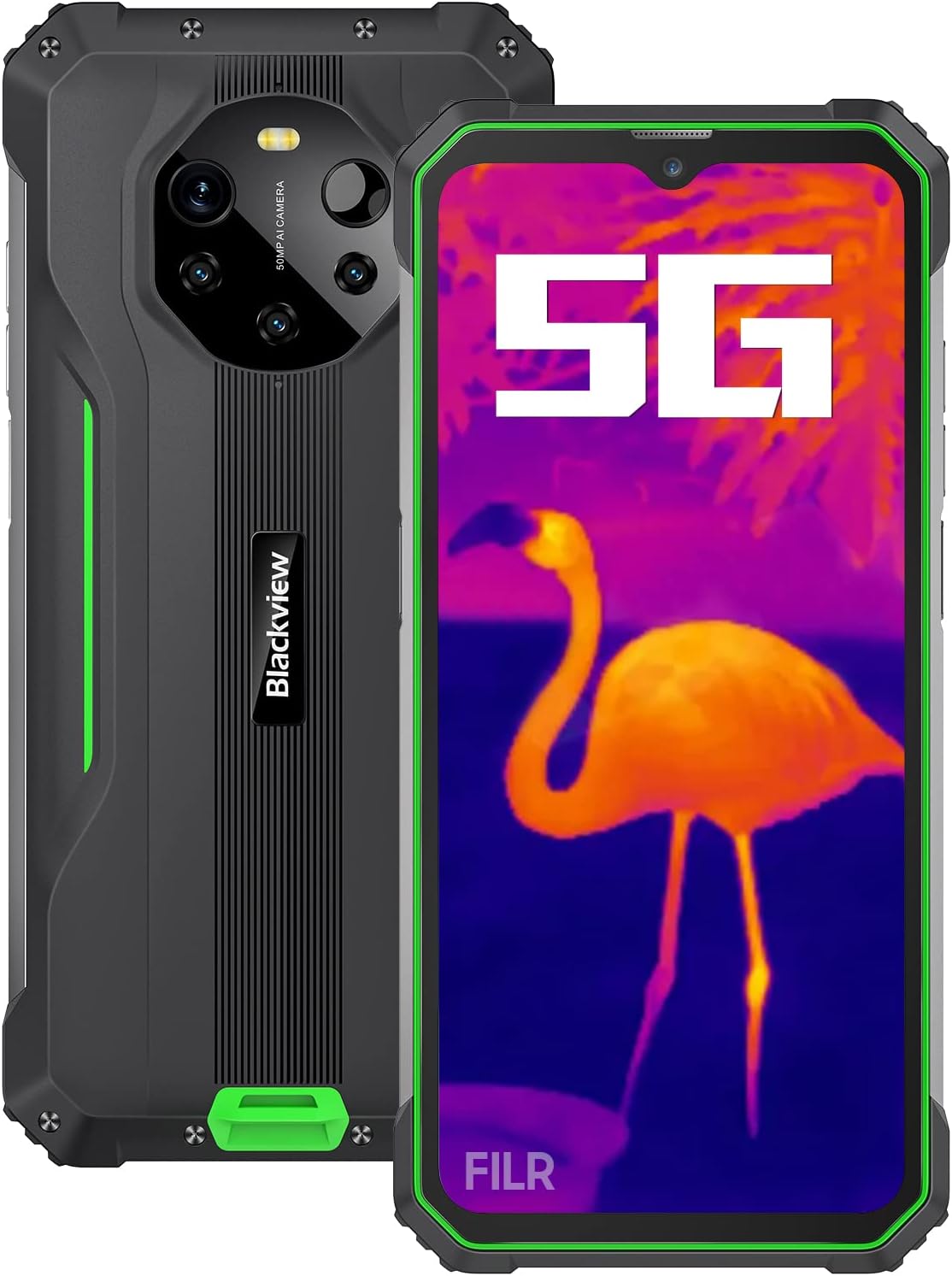 Blackview BV9200 Smartphone Incassable, 6.6'' 120Hz 2.4K Display, 50MP ...