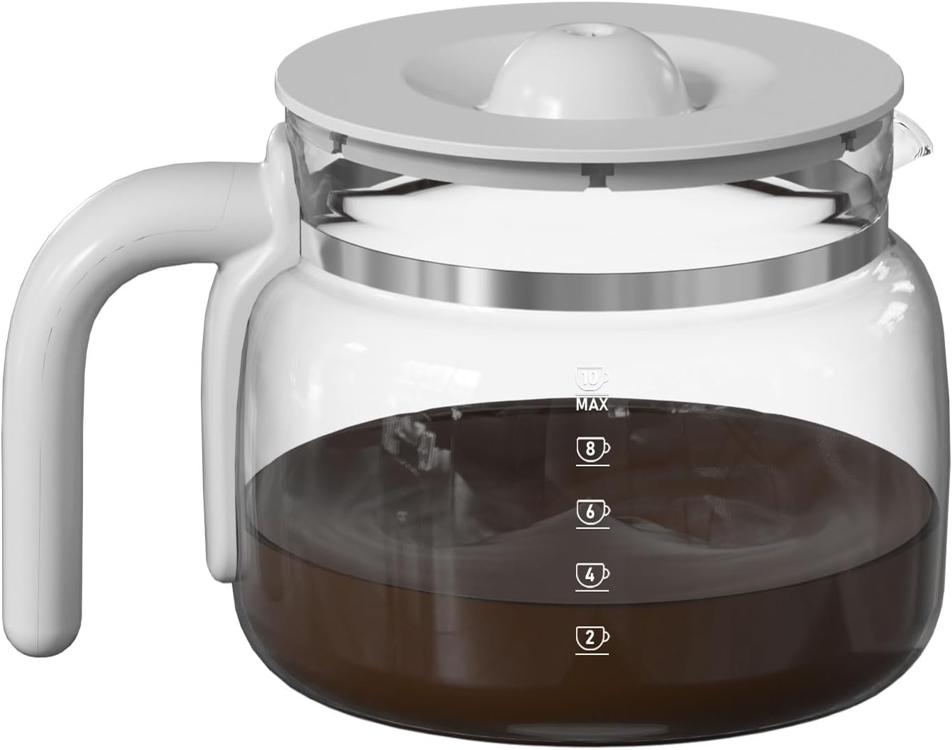 Amazon.com: DCGC01 10-Cups Replacement Glass Carafe Pot Compatible with ...