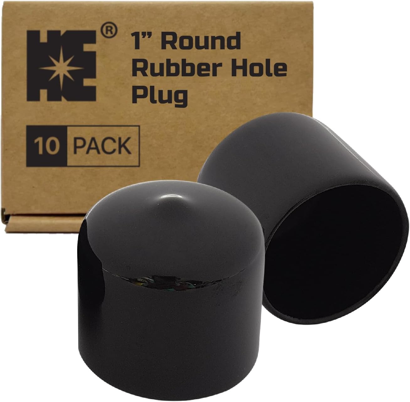 Shepherd Hardware 9115 Leg Tips 1-Inch Plastic Leg Chair Caps, 4-Pack ...