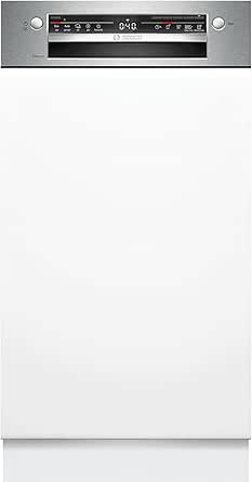 Bosch SPI2HKS42E Series 2 Semi-Integrated Dishwasher, 45 cm, Stainless ...