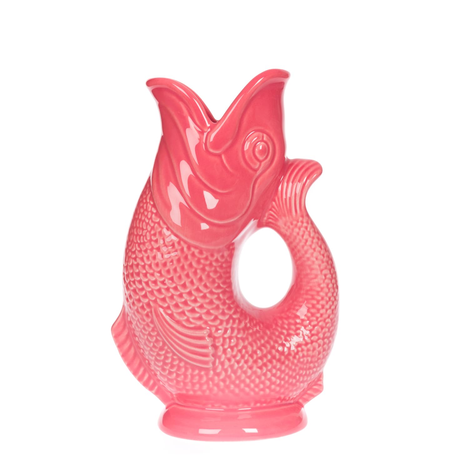 Gurgly Iconic Coral Glug Jug Small 23cm 750ml – Fish Water Jug ...