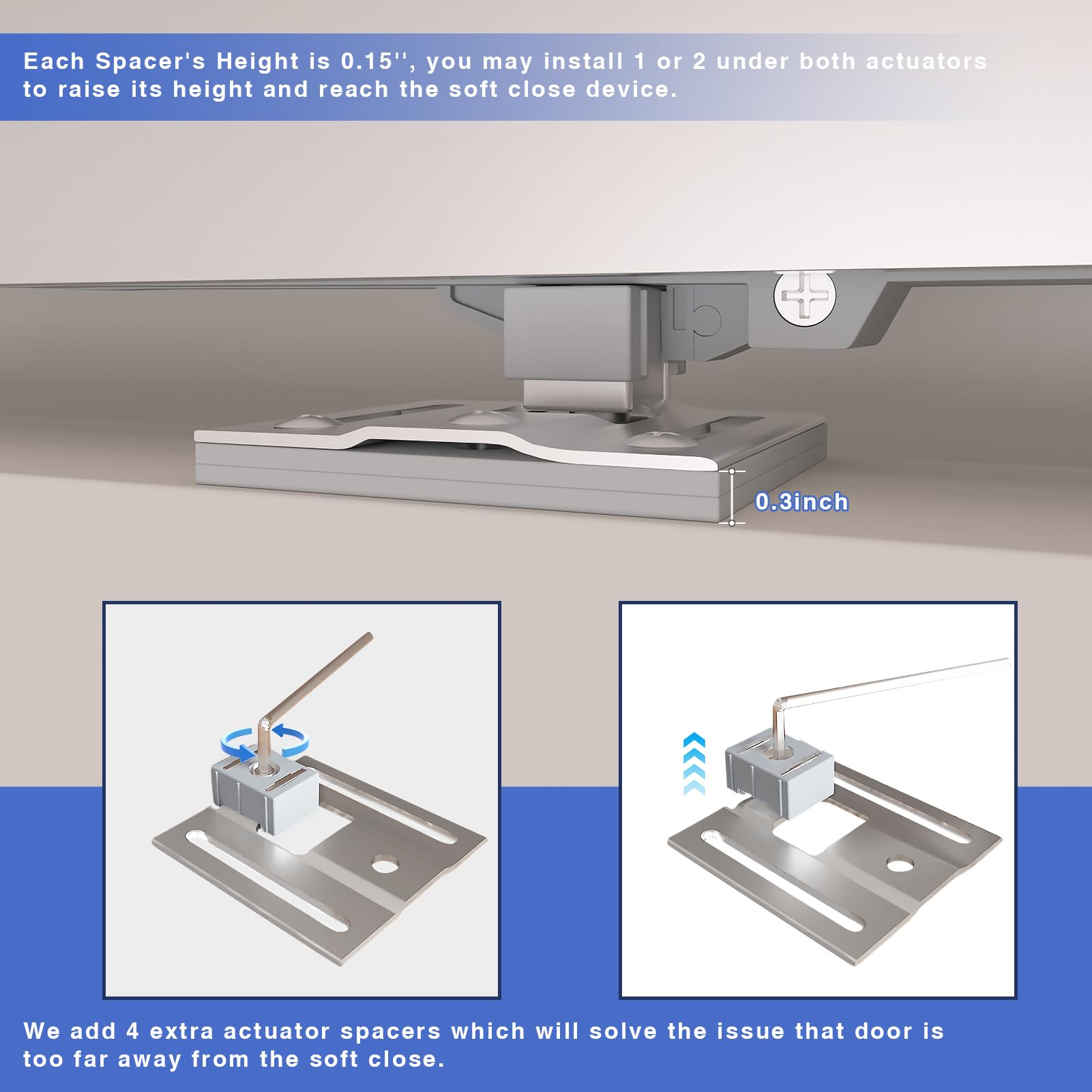 Snapklik.com : 2PCS Barn Door Soft Close Mechanism, Upgraded Universal ...