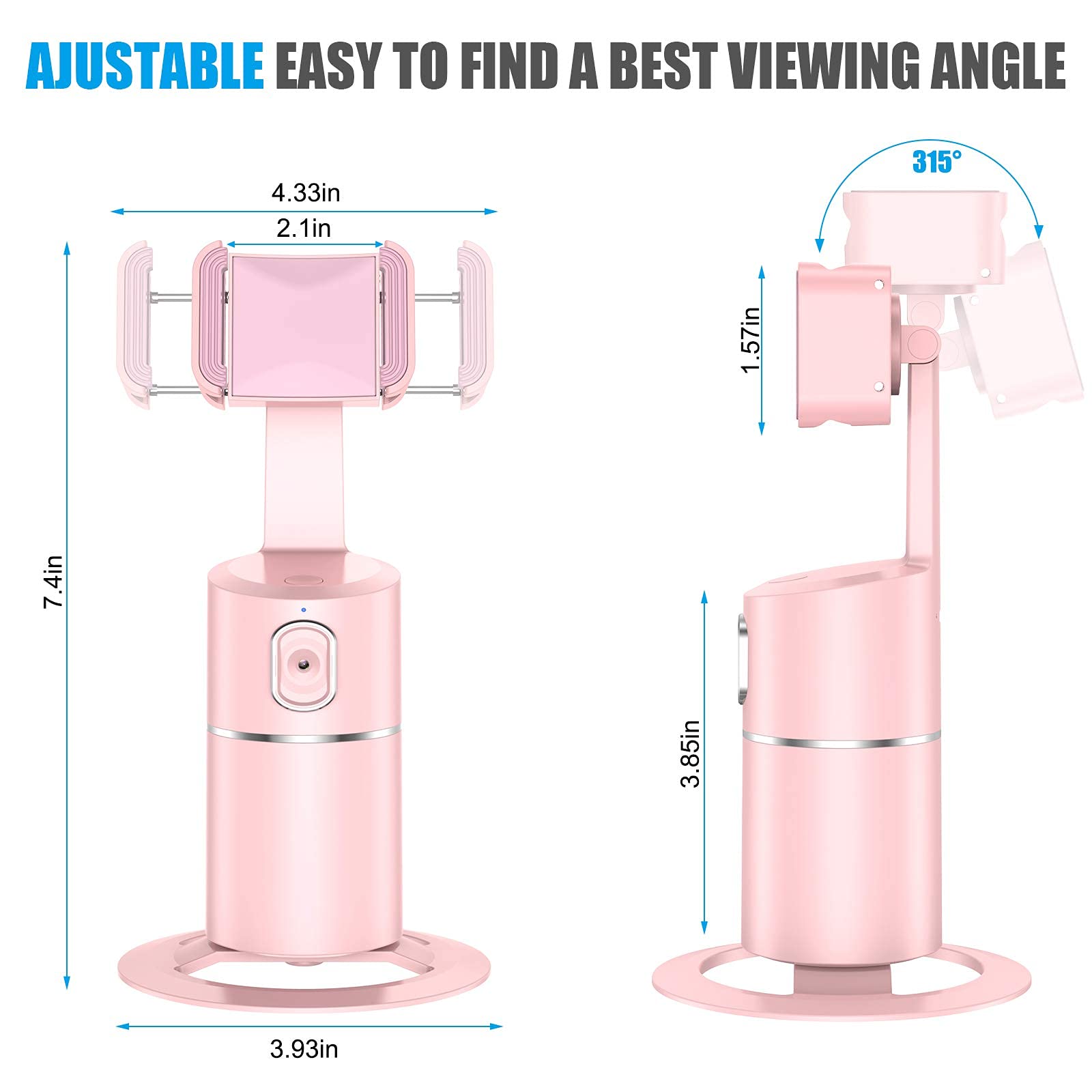 Snapklik.com : Auto Face Tracking Tripod For TIK Tok Vlog, No App ...