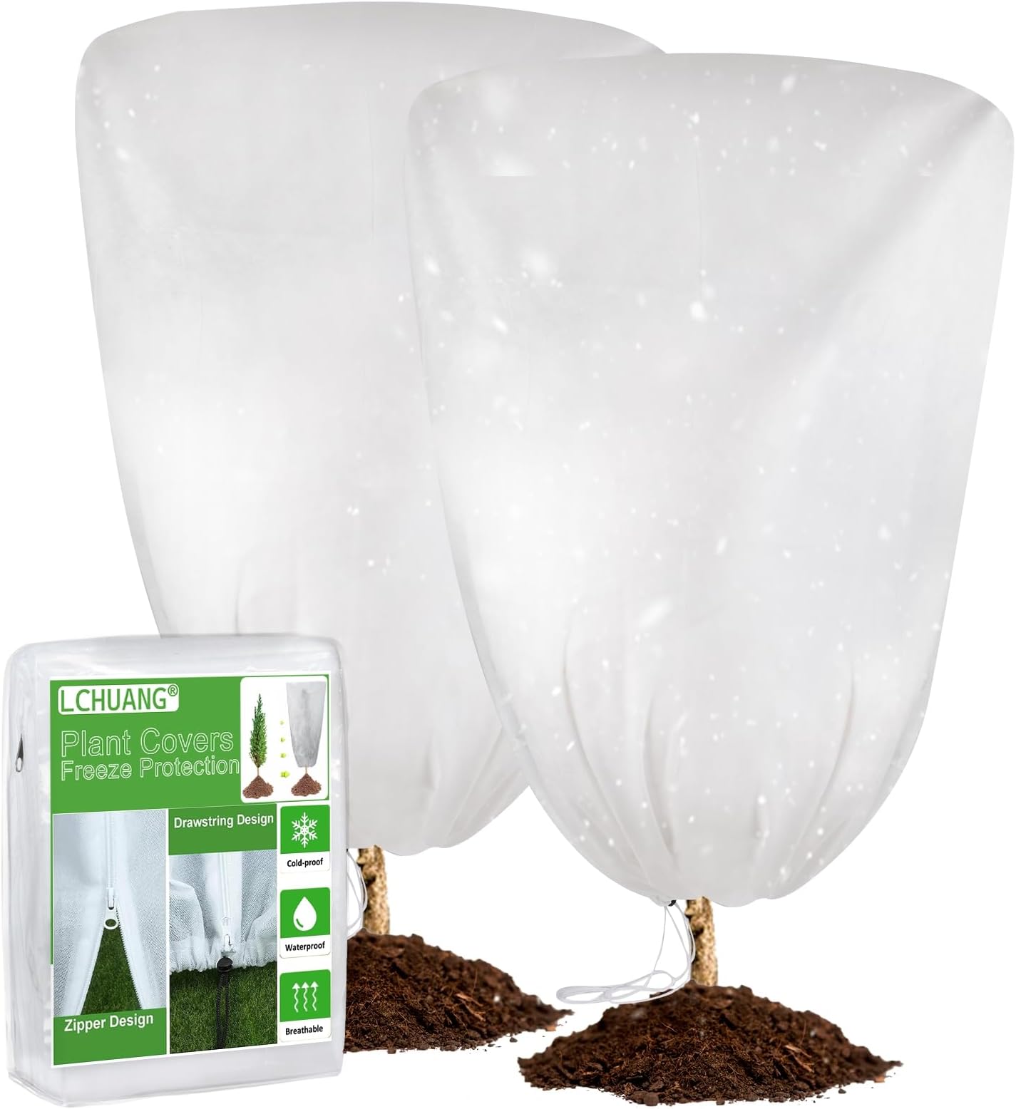 Amazon.com : 2 Pcs Plant Covers Freeze Protection, Plant Protection ...