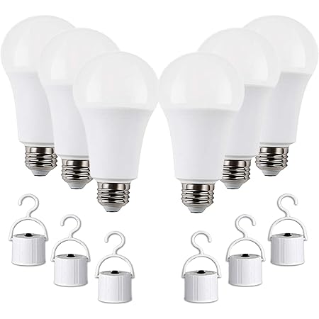 Rechargeable LED Light Bulbs with Battery Backup, Emergency LED Bulb ...