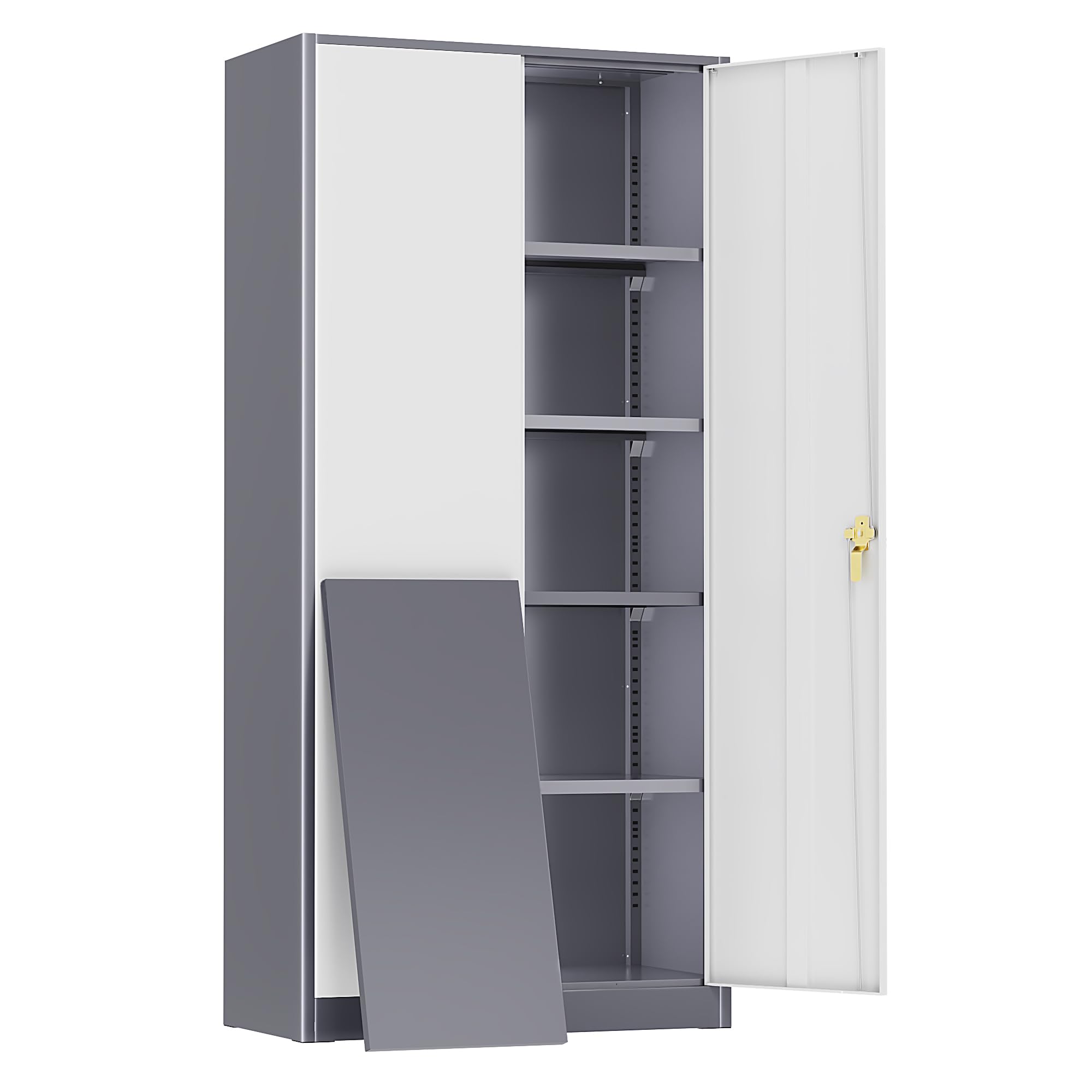 Amazon.com: Incbruce 72” Metal Storage Cabinet, Locking Steel Storage ...