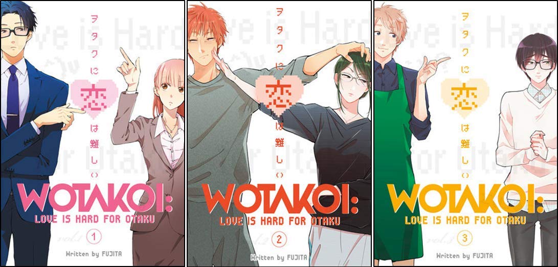 Amazon.com: Wotakoi: Love is Hard for Otaku Manga, Vol. 1-3: Fujita: Libros