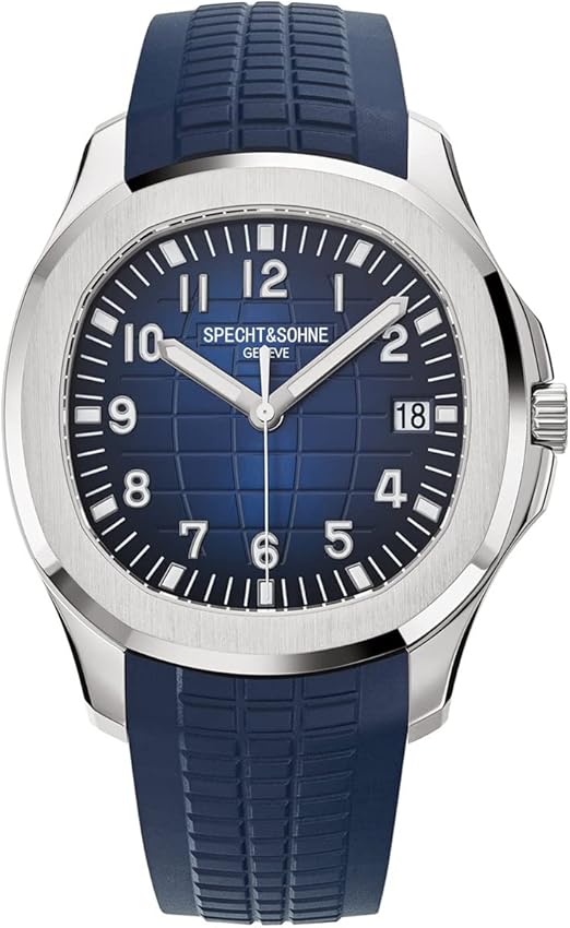 TACTO Specht&Sohne Automatic Watches for Men Rubber Strap Miyota 8215 ...
