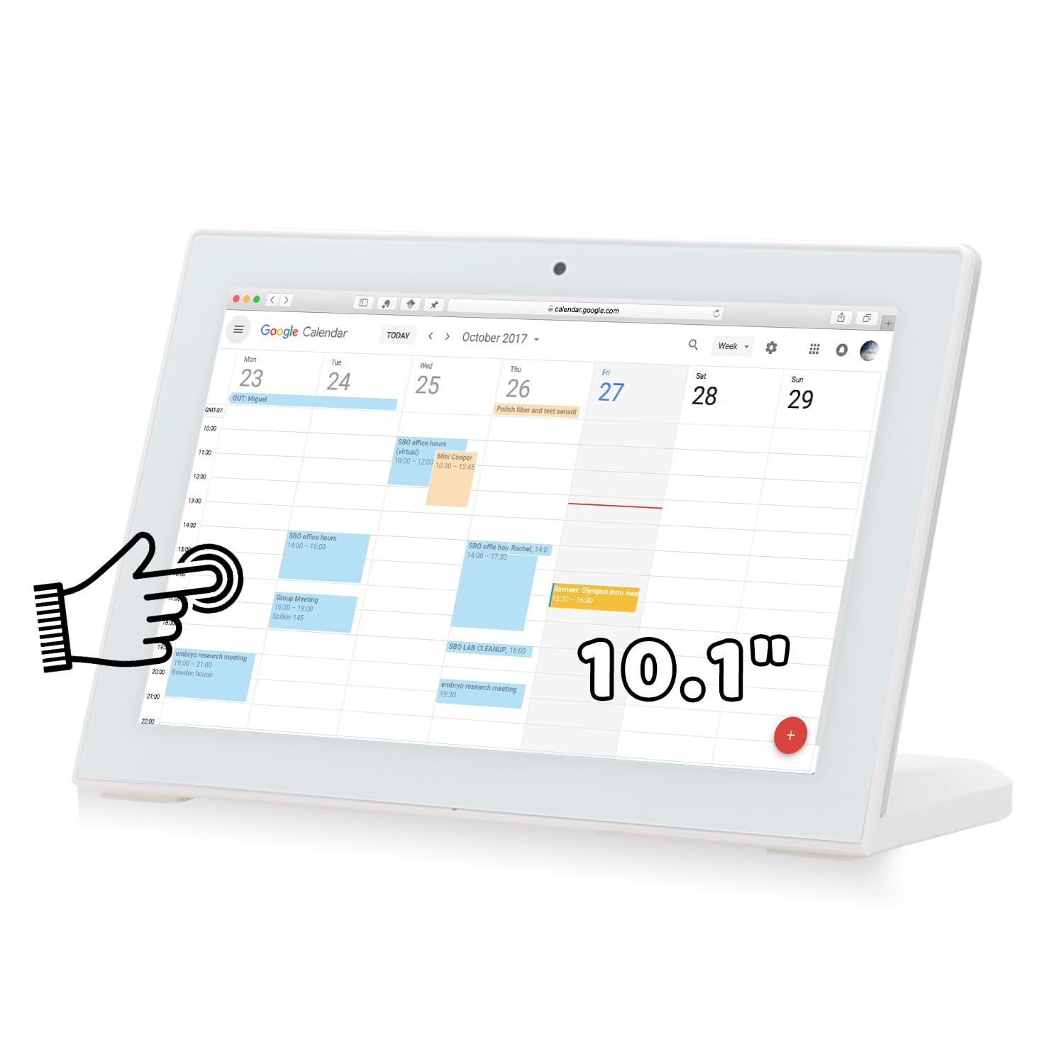 Amazon.com: WOGO 10.1 Inch L-Shaped Digital Calendar & Chore Chart ...