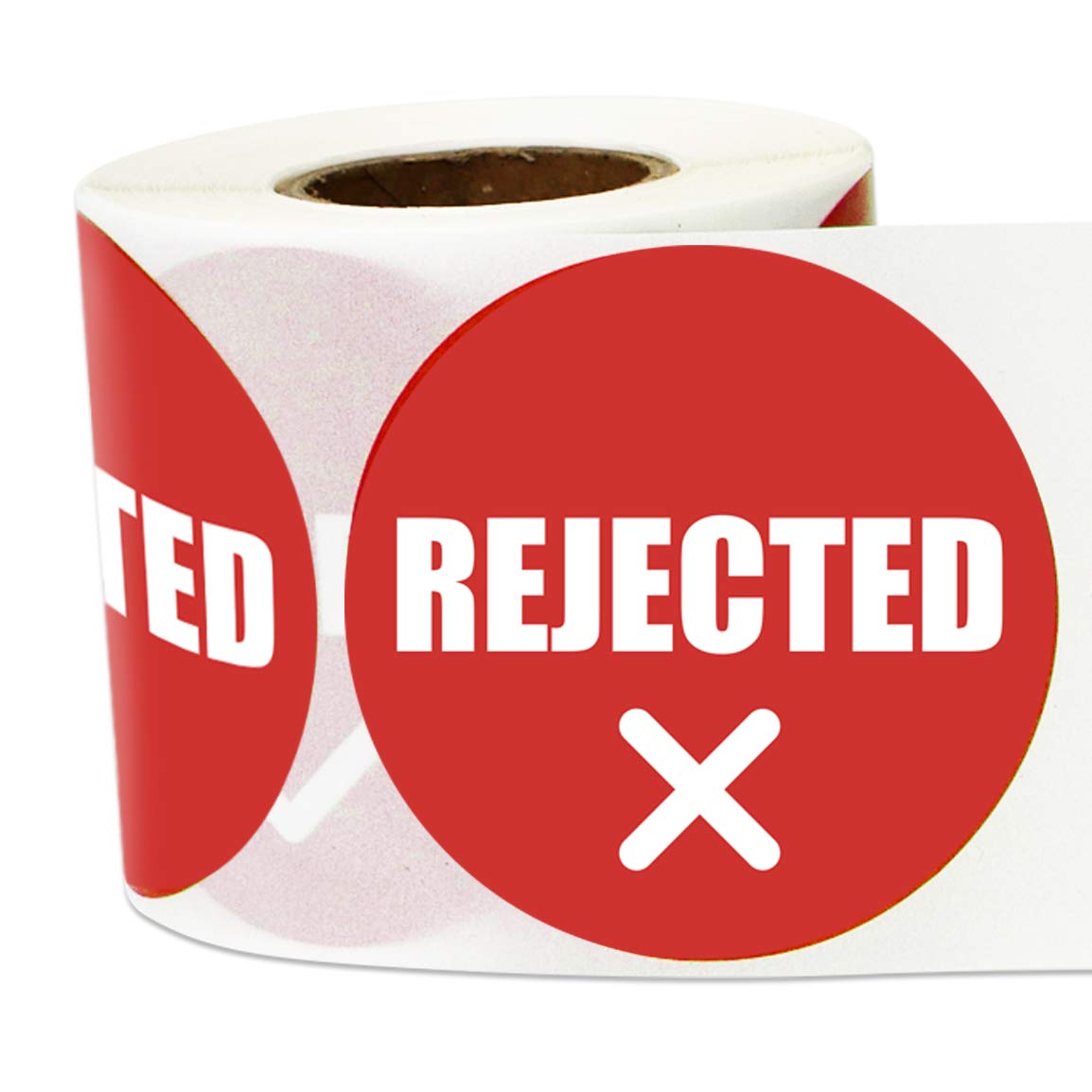 Amazon.com : 300 Rejected Label Stickers, 2" Round QC Rejected Labels ...