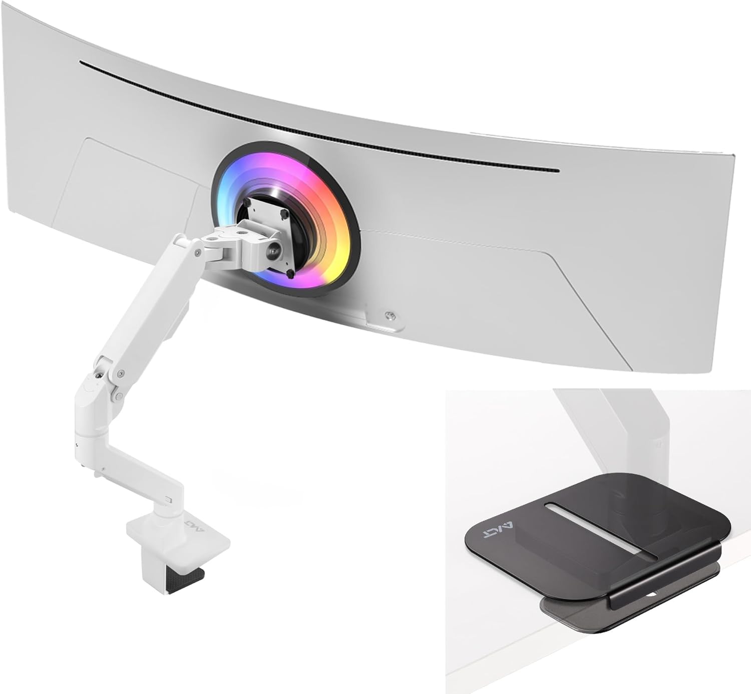 Amazon.com: AVLT Single Monitor Arm and Reinforcement Plate : Electronics