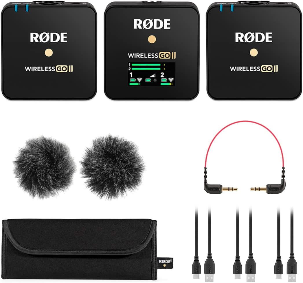Amazon.com: Rode Wireless GO Compact Lavalier Microphone System ...