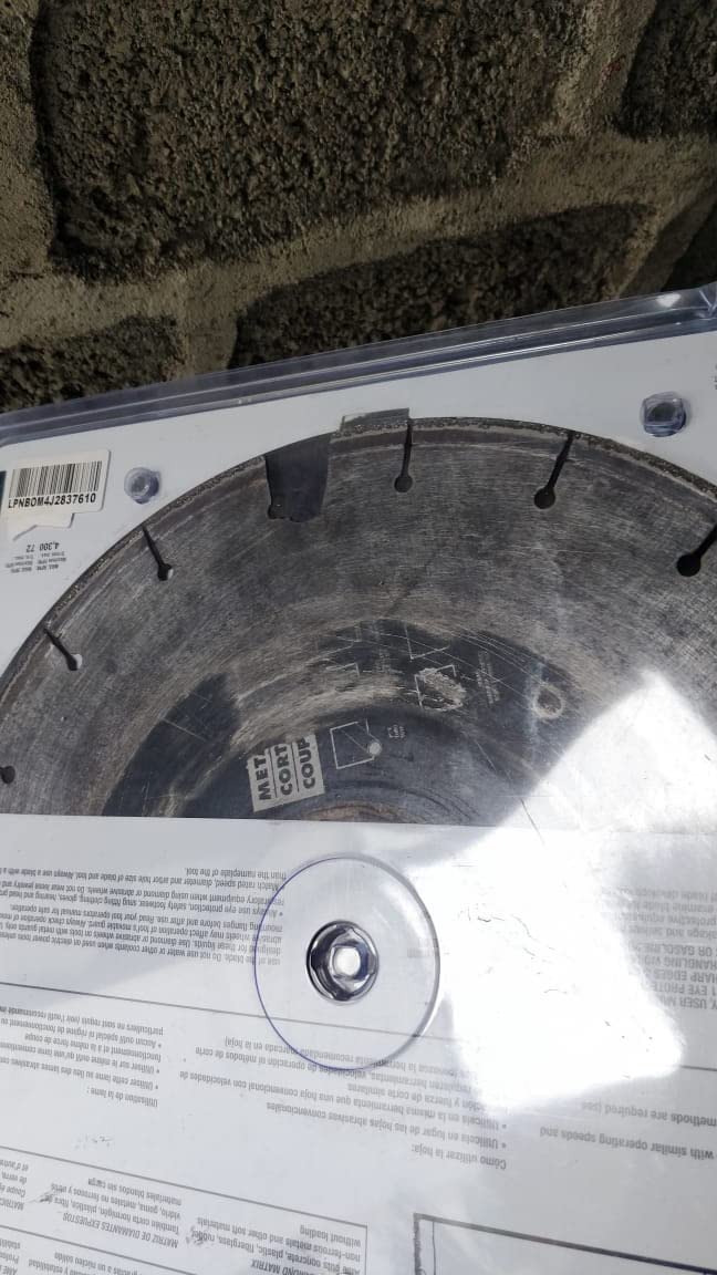 DEWALT DW8500 14-Inch (355mmx4.00mm) Diamond Edge Chopsaw Blade-100x ...