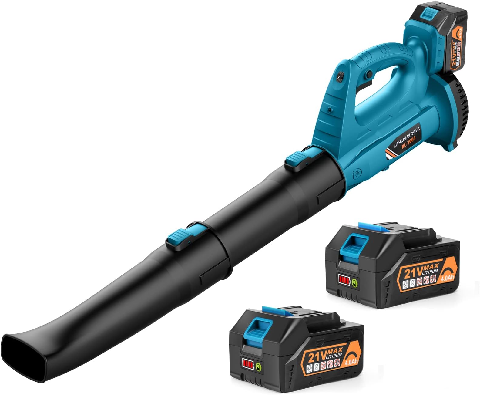 Amazon.com: Pro Chaser Battery Powered Cordless Blower - 380 CFM with 2 ...