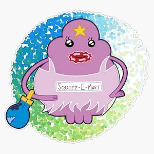 Amazon.com: Lumpy Space Princess Looking Fresh Sticker Bumper Sticker ...