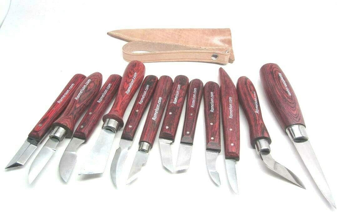 Amazon.com: 12 UJ Ramelson Wood Carving Detail Chip Roughing Stab Hook ...