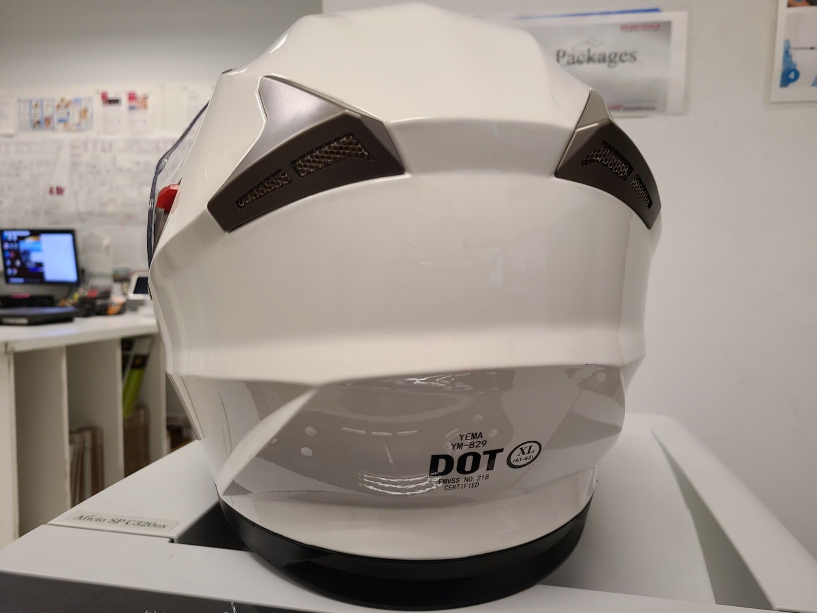 $12/mo - Finance YEMA Helmet Motorcycle Full Face Helmet DOT Approved ...