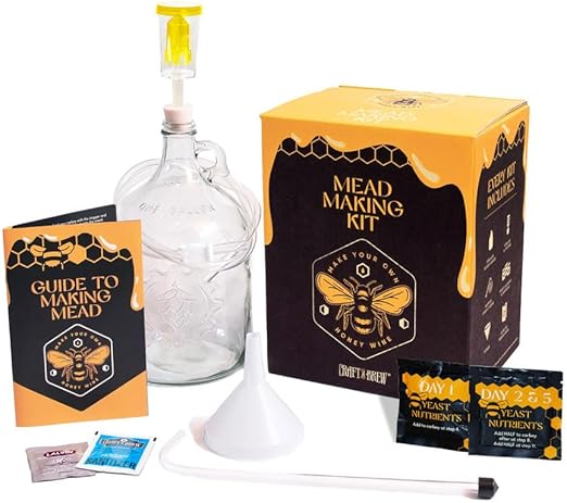 Amazon.com: Craft A Brew - Mead Making Kit – Reusable Make Your Own ...