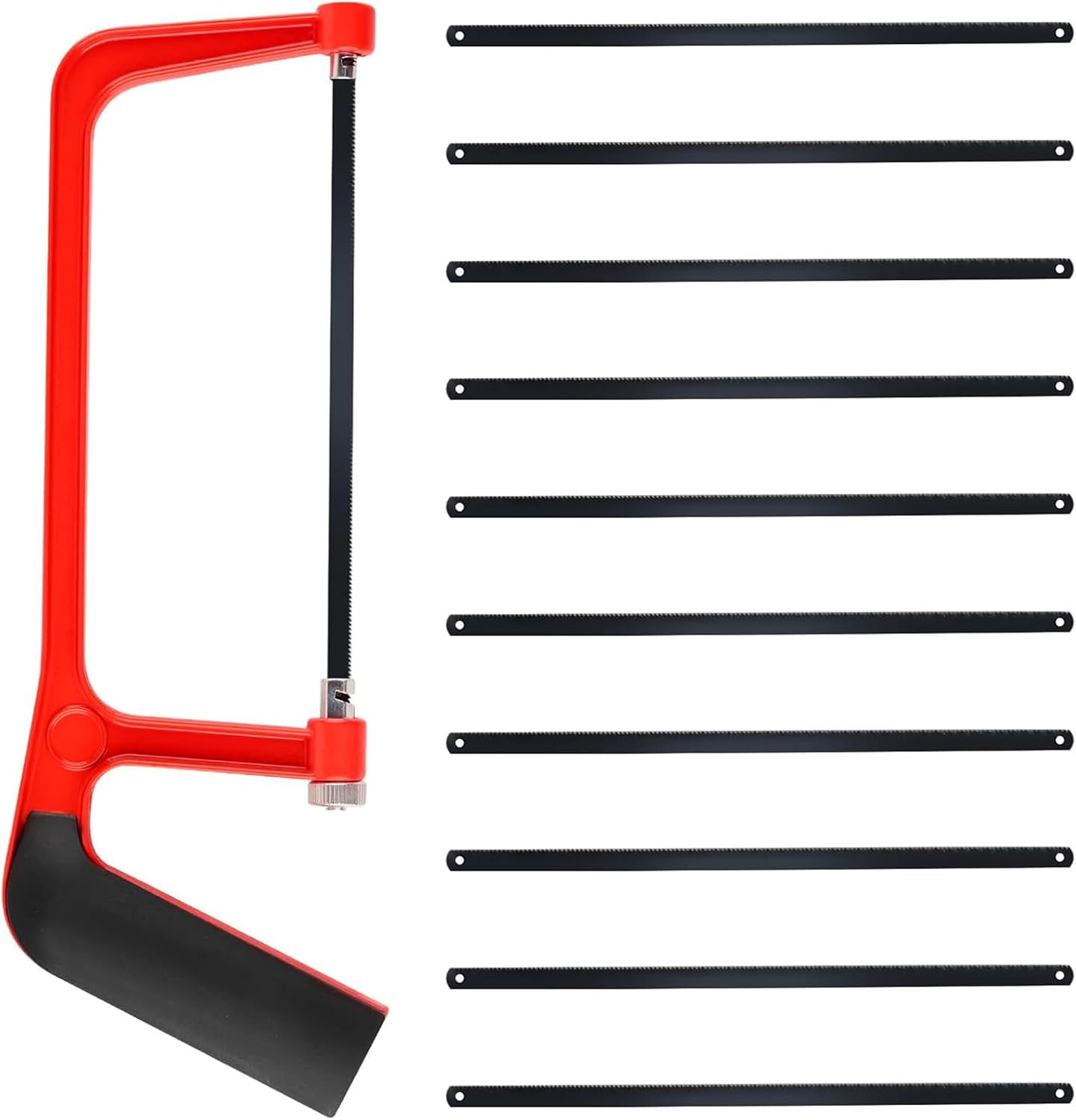 Junior Hacksaw with 10 Replaceable Blades, Adjustable Angle Mini ...