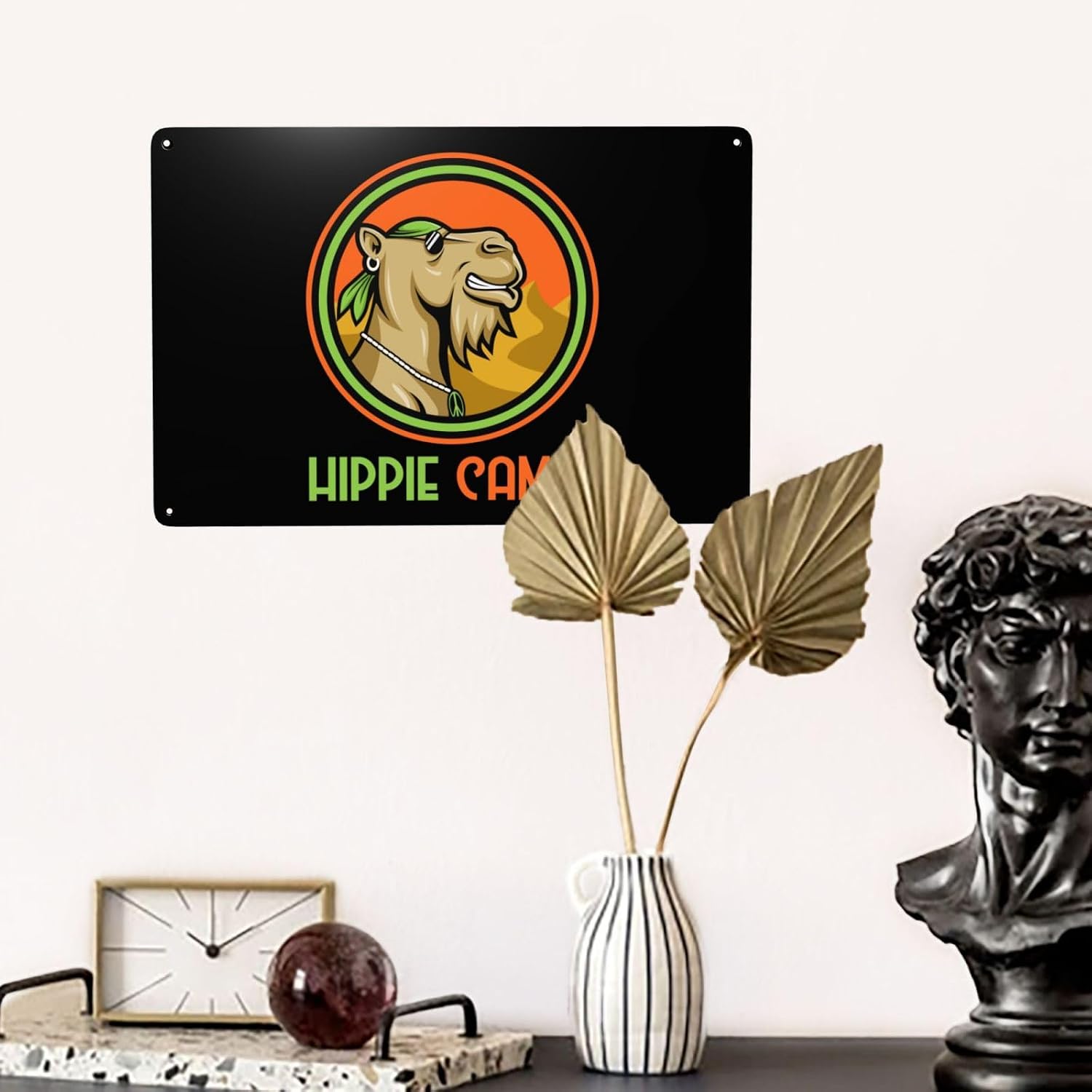 Hippie Camel Tin Signs Funny Vintage Metal Iron Sign For Home Bar ...