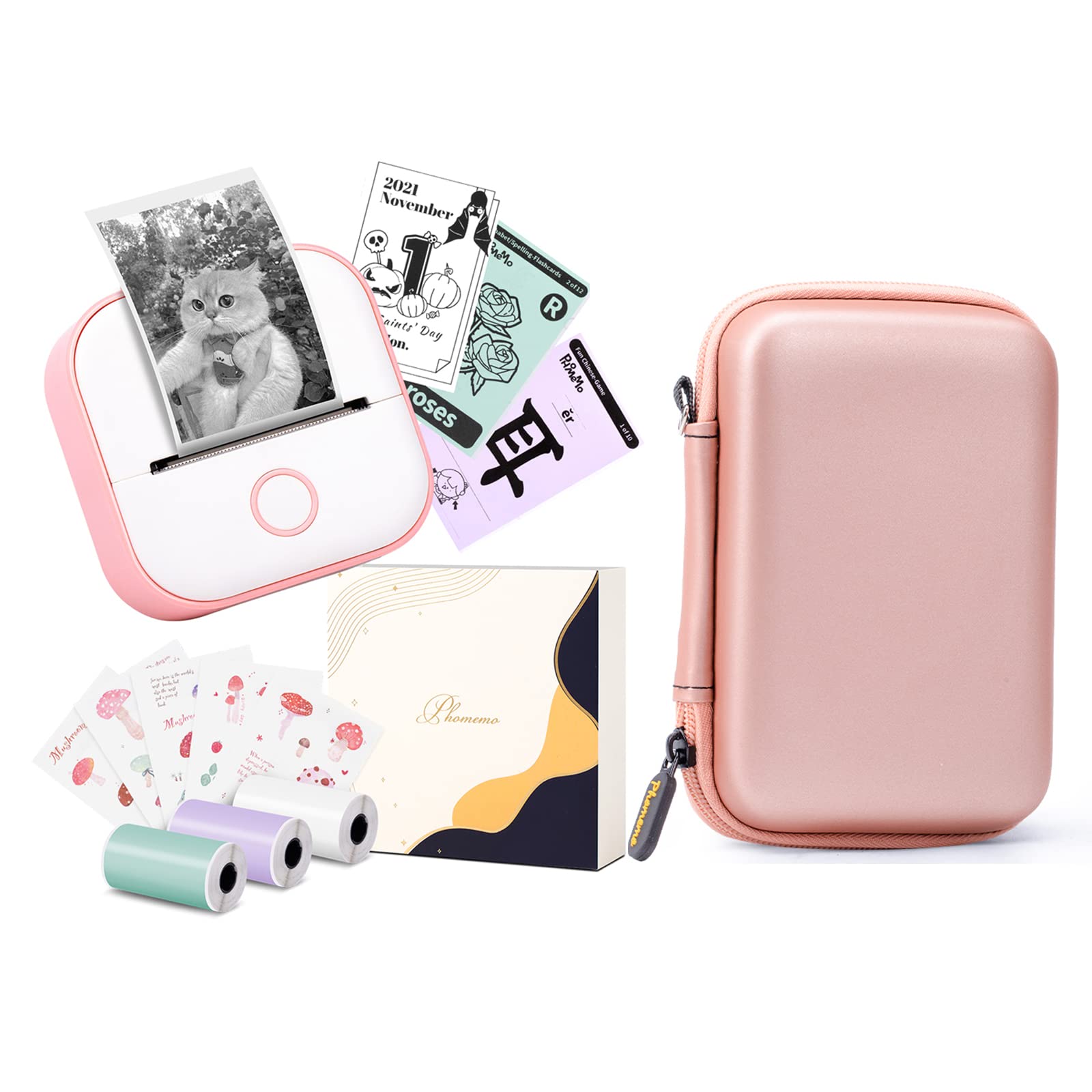 Amazon.com : Memoking Mini Label Makers T02 Portable Small Printer with ...