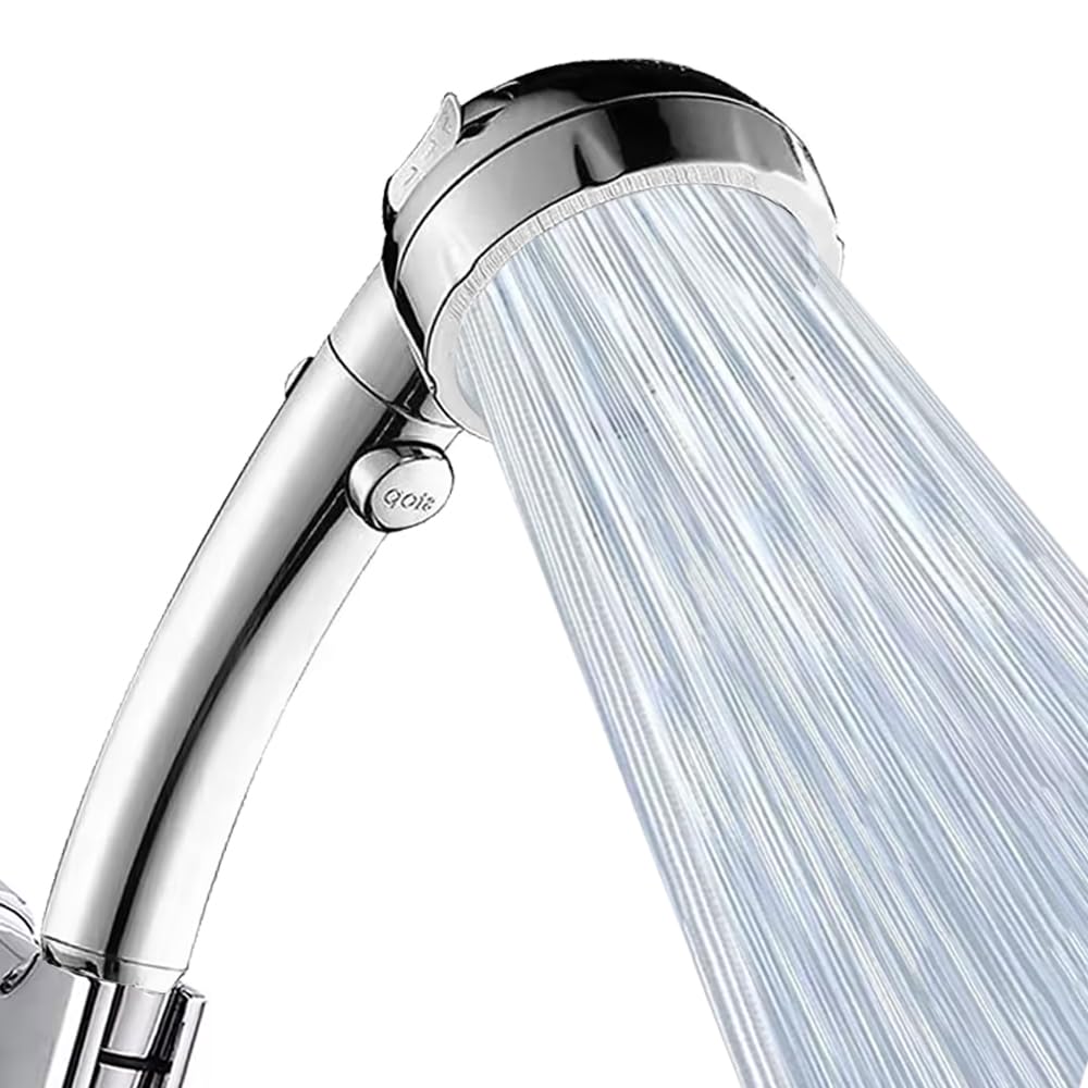 Handheld Shower Head, High Pressure Shower Head with Shut Off Button ...