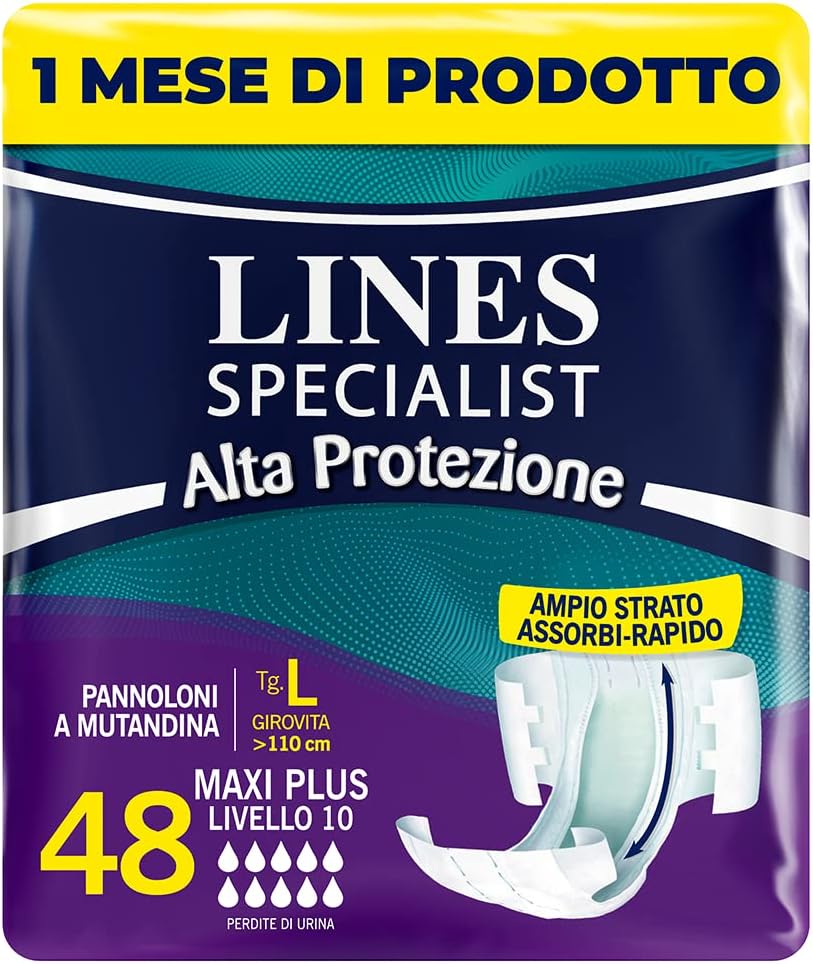 Lines Specialist Pannolone a Mutandina Maxi Plus Alta Protezione per ...