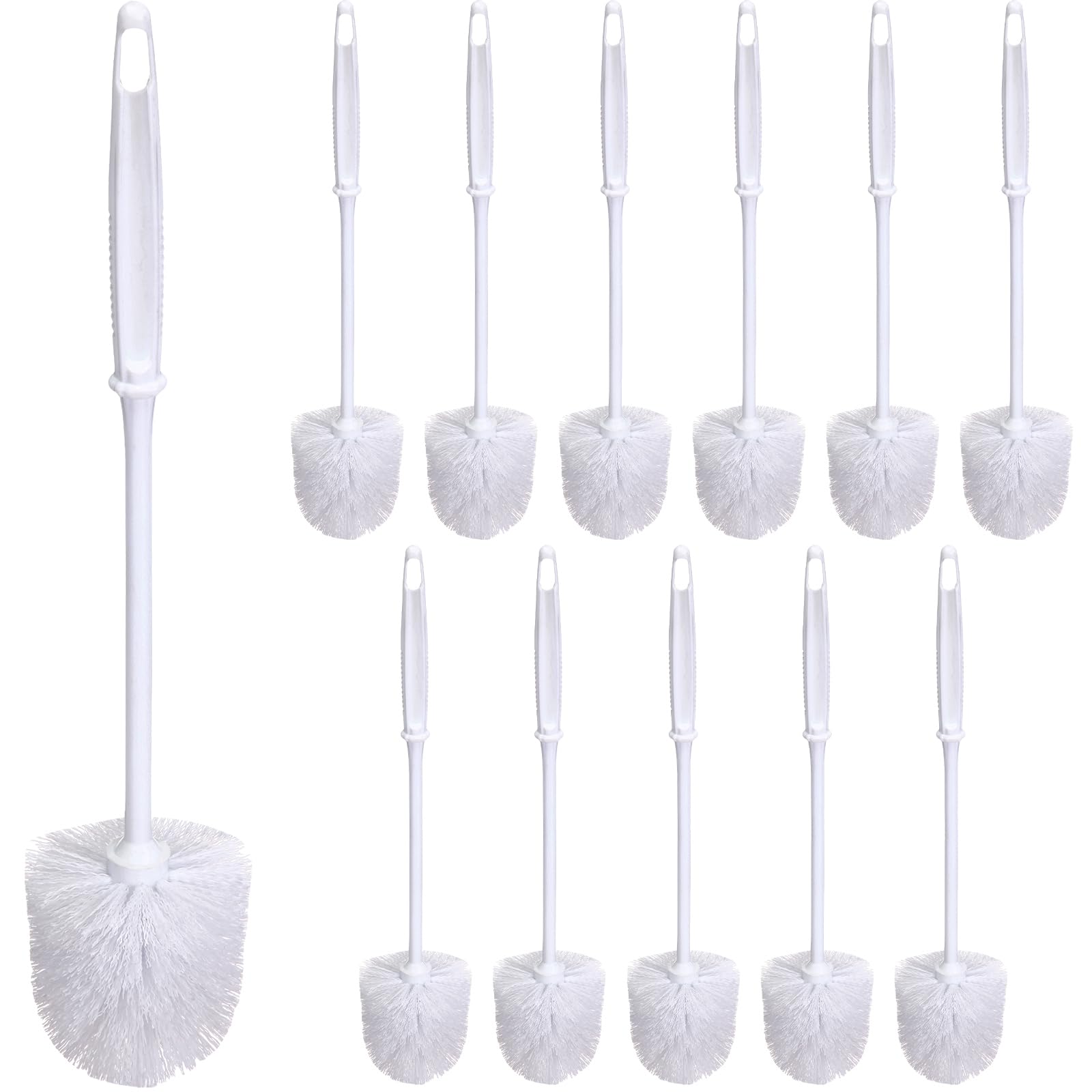 Amazon.com: Roshtia 12 Pcs Toilet Bowl Brush White Toilet Brushes Bulk ...