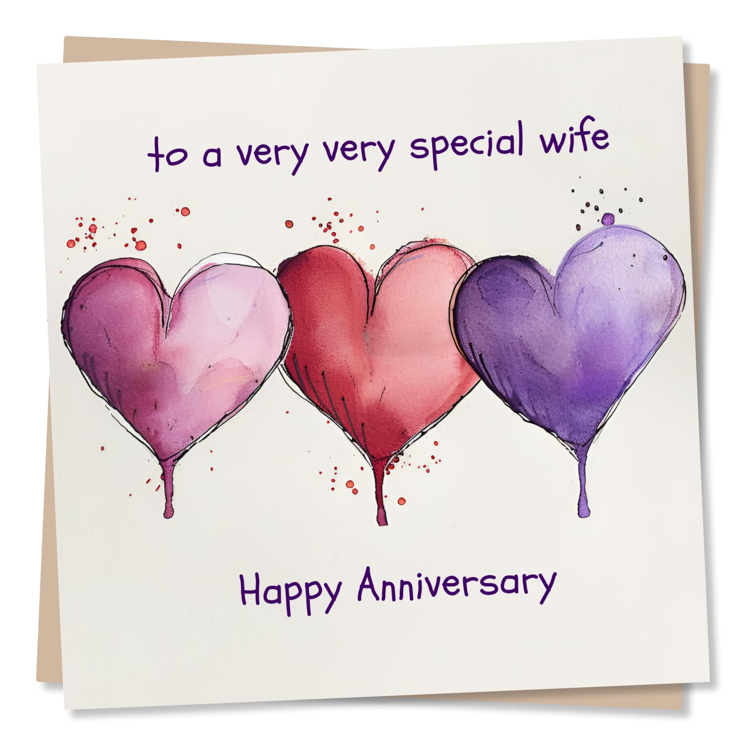 Happy Anniversary Card for Wife - To A Very Very Special Wife - Love ...