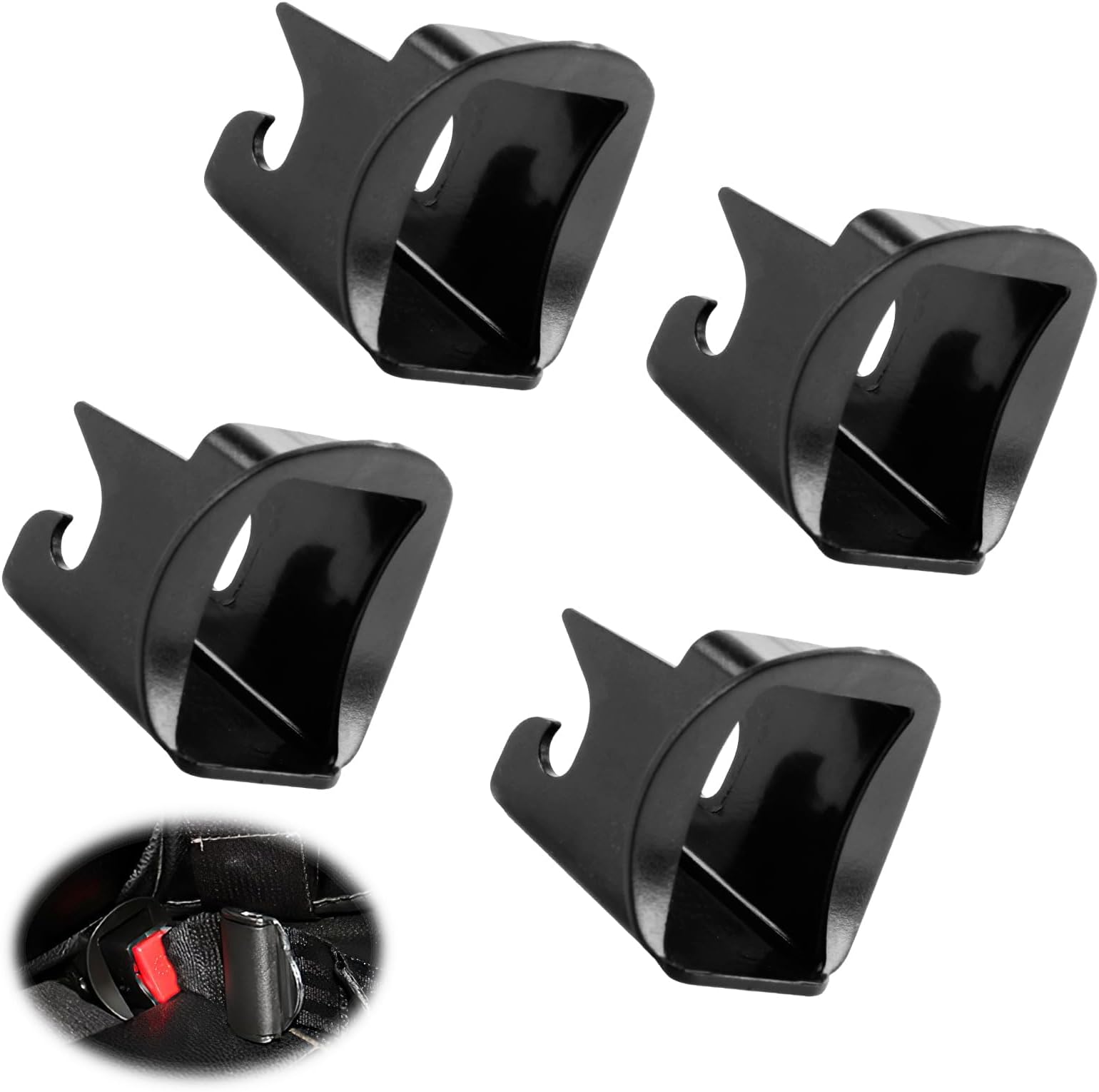 JUGCUT 2 Pairs of Child Safety Car Seat Guide Slot, Isofix Guide Groove ...